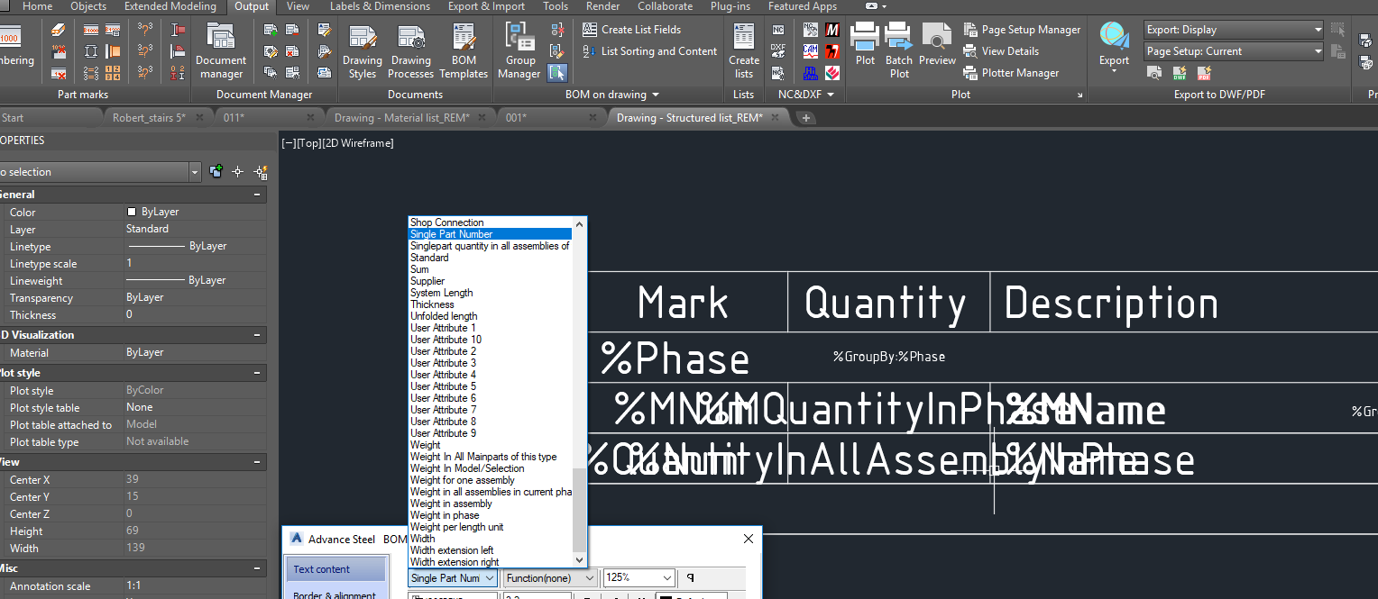 Solved: structured list- single part mark increasing numbers - Autodesk Community