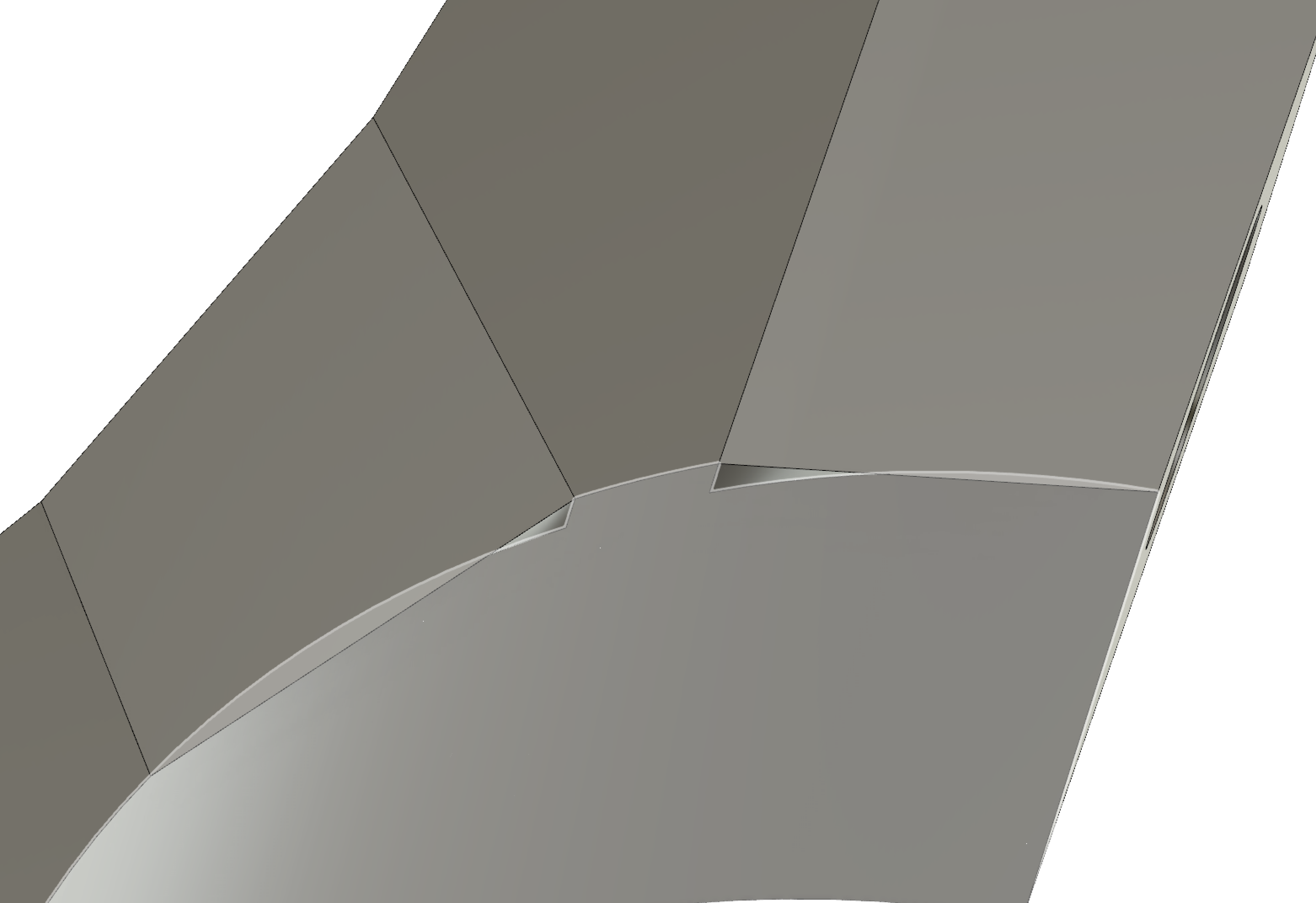 Creating slope between two edges and curved sides - Autodesk Community