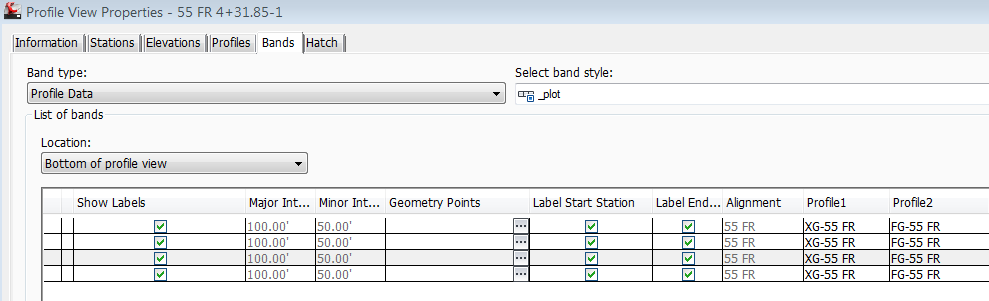 profile table - Autodesk Community