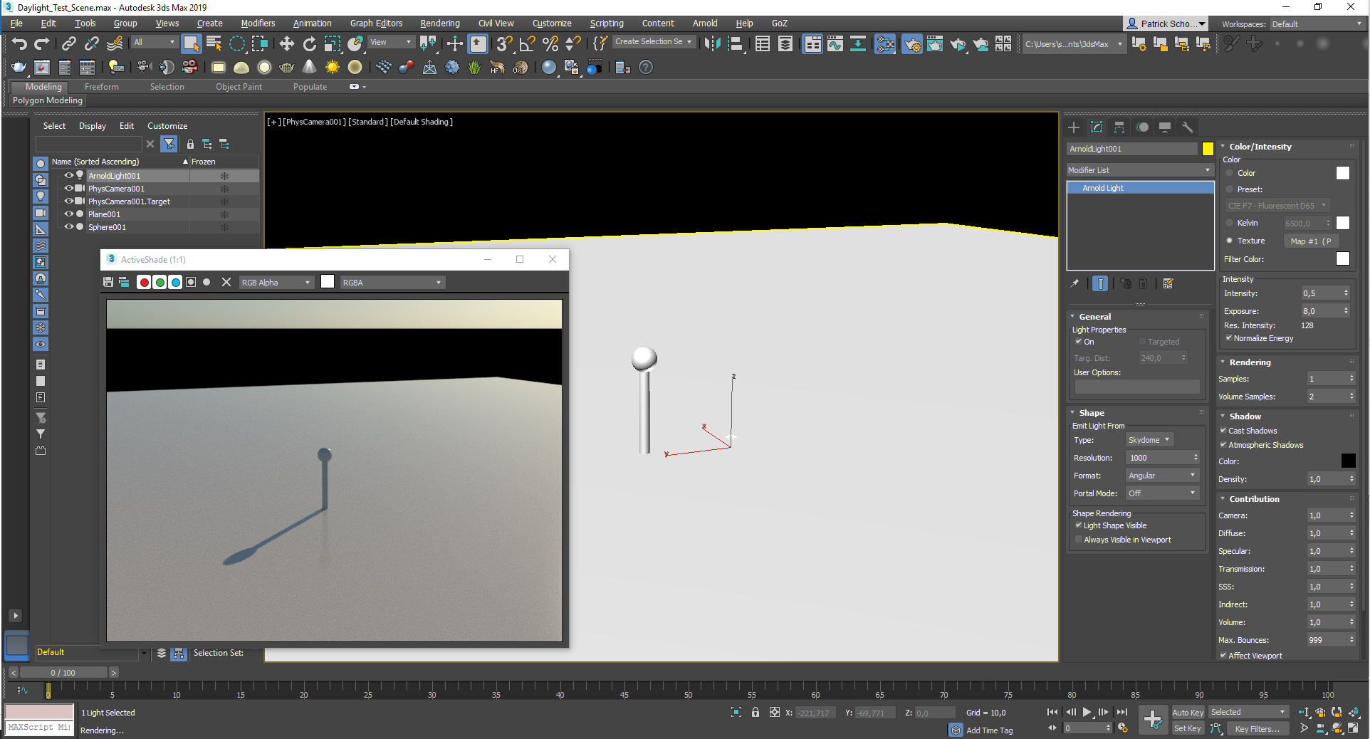 Multiple shadows in different directions - Autodesk Community
