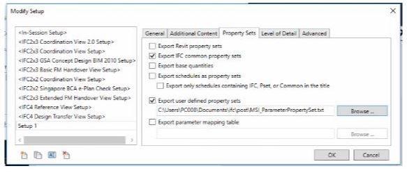 Export user defined property sets to Navisworks - Autodesk Community