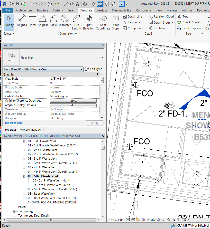 Different level of detail on Dependent View vs Overall View - Autodesk Community
