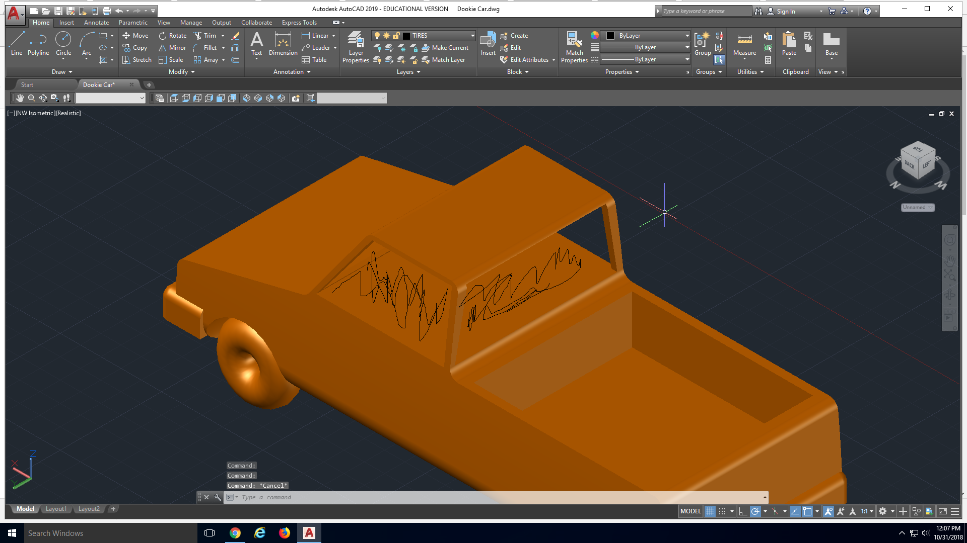 How do I draw a shape onto a 3d object's surface? - Autodesk Community