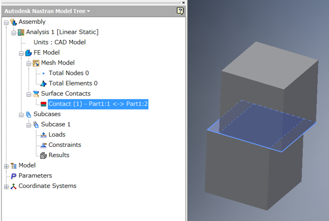 Autodesk Nastran In Cad 2016 Automatic Contacts Are Not Working Autodesk Community