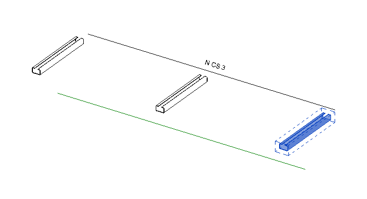 Line based arrayed family hosted on profile - Autodesk Community