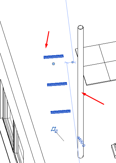 Line based arrayed family hosted on profile - Autodesk Community