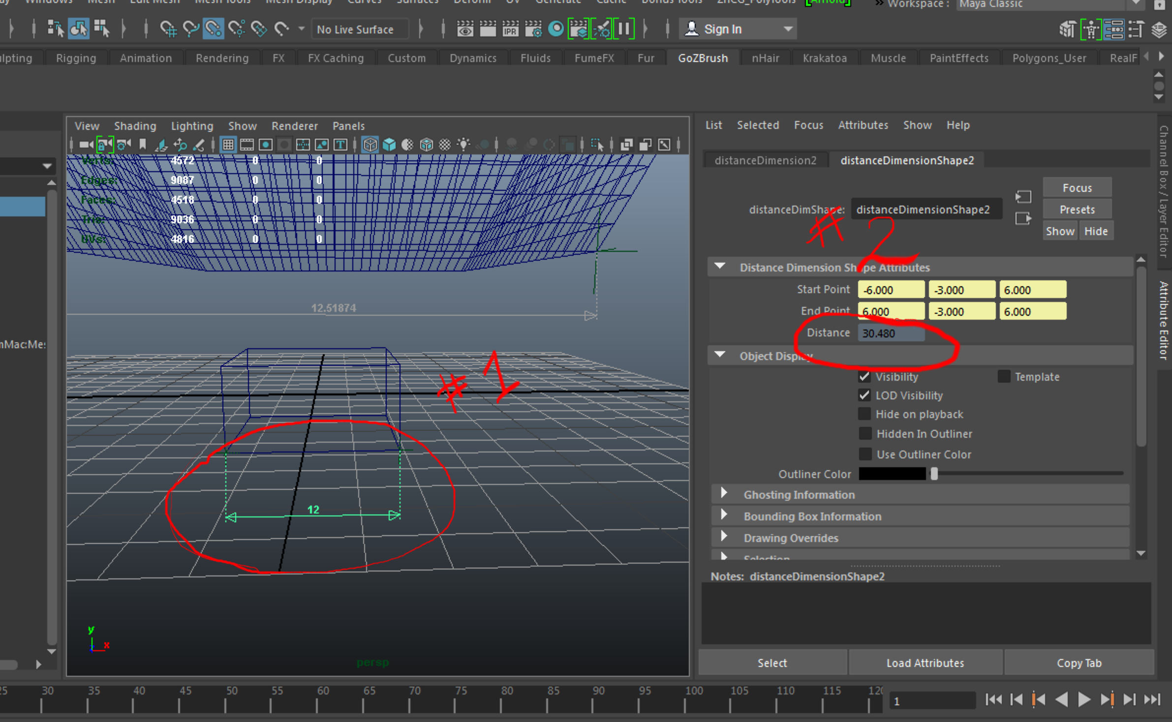 Solved: Distance Tool - Viewport and Attribute Editor using different units - Autodesk Community