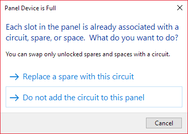 Panel Name when Replace Spare or Space - Autodesk Community