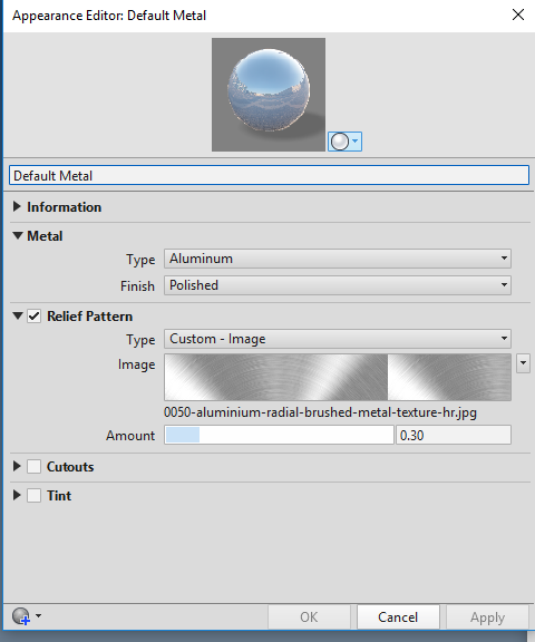Solved: Inventor: How to create a radial brushed texture - Autodesk ...