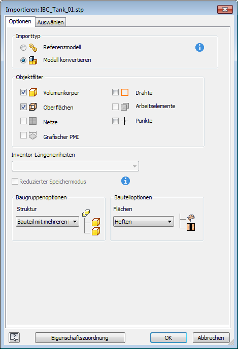 import Step file into part - Autodesk Community