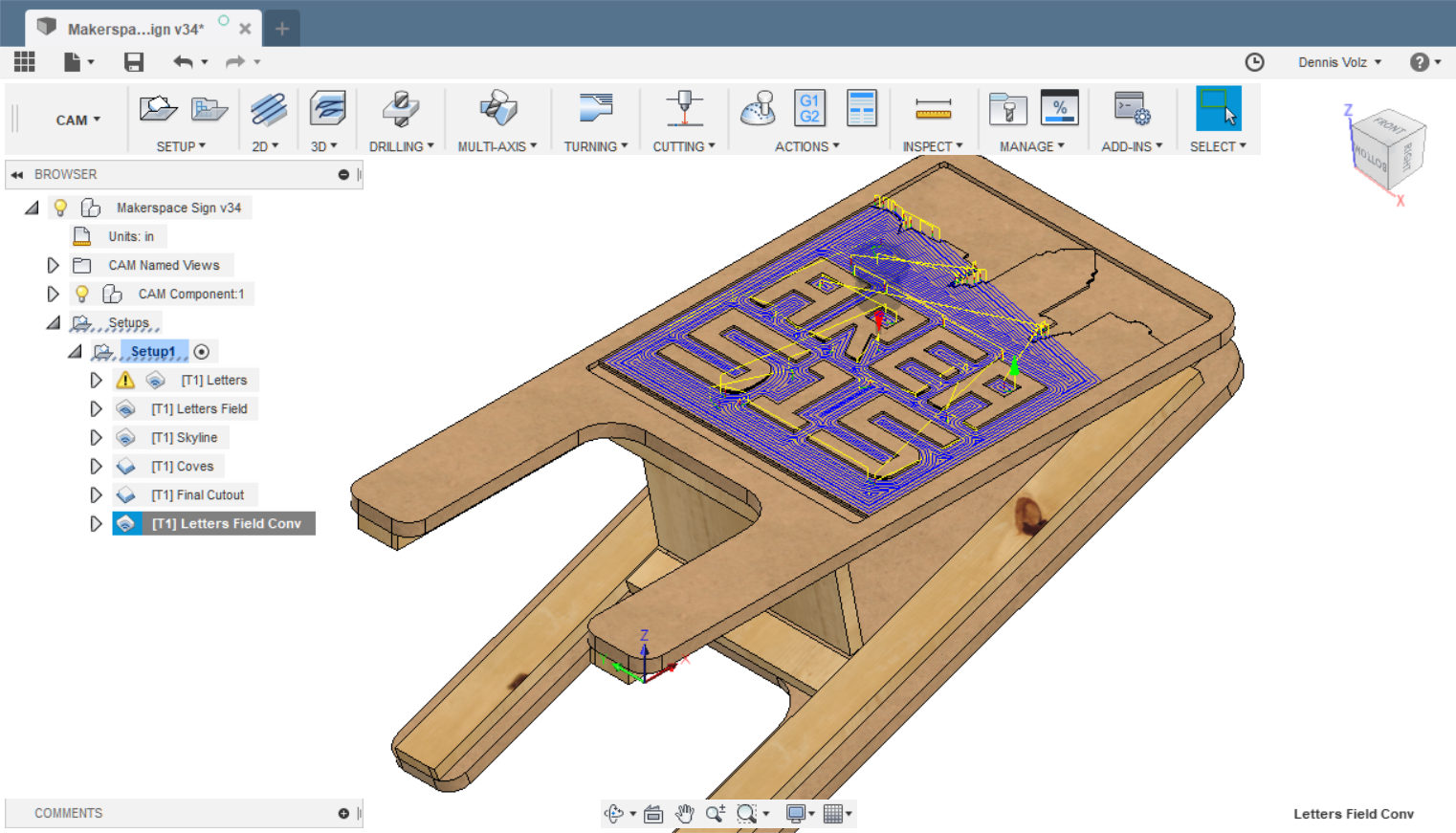 Solved: Open Pocket Machining With Conventional 2D Pocket Tool ...
