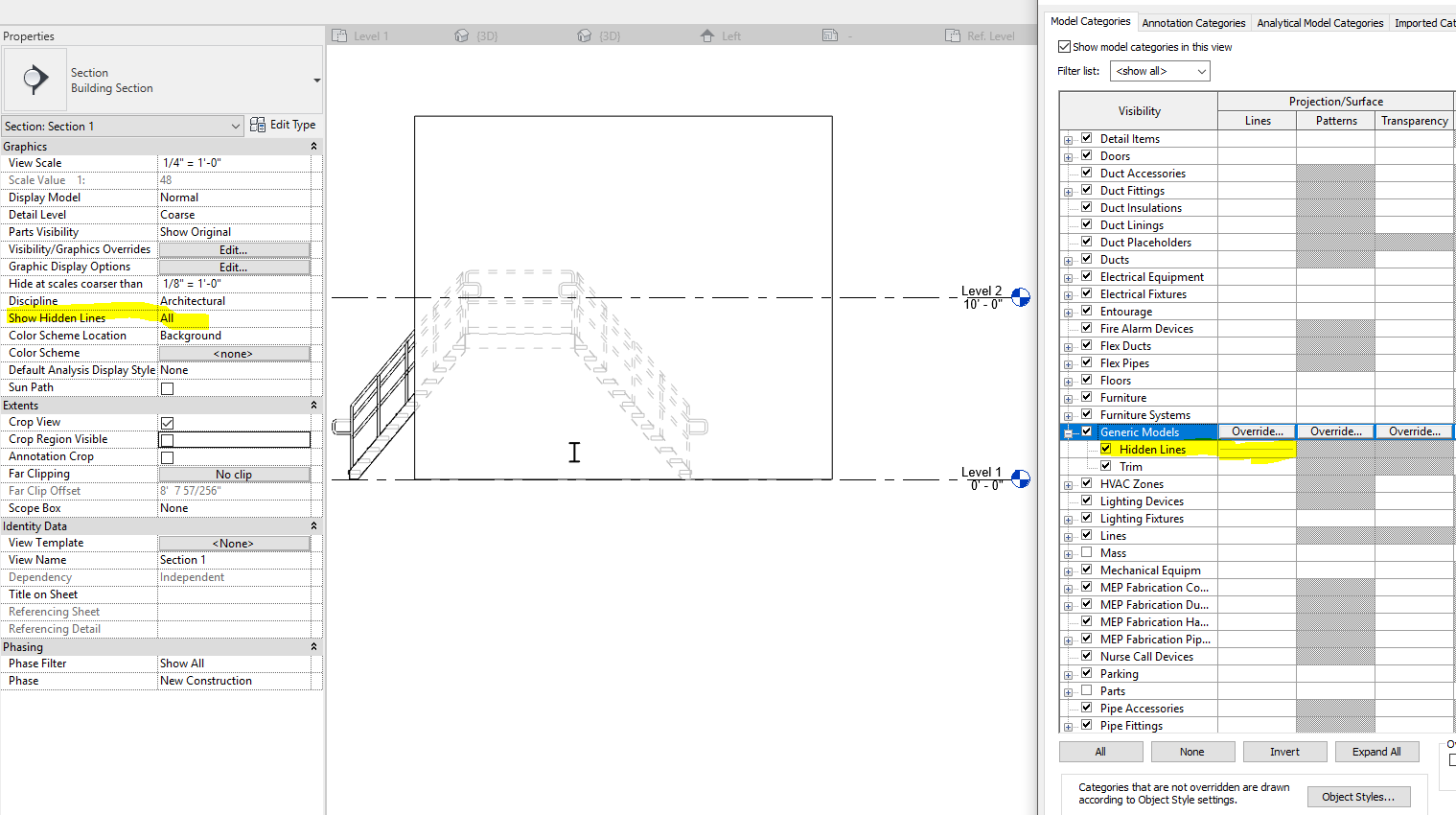 Solved: "underlay" on section. - Autodesk Community