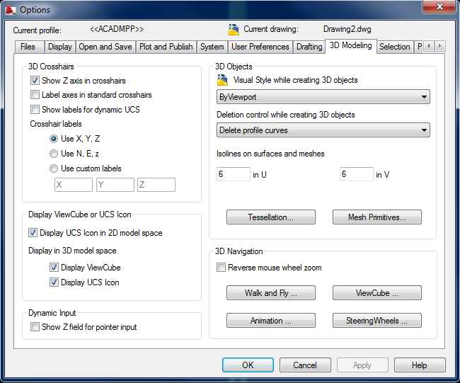 ViewCube in 2D wireframe - Autodesk Community