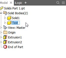 Inventor: How to rename multiple solids in a part file - Autodesk Community