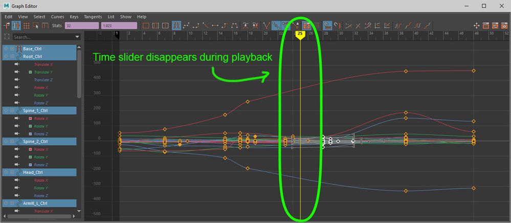 Solved: Time slider doesn't show during playback - Autodesk Community