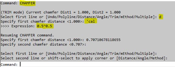 Solved: Chamfer with specific Diagonal Distance - Autodesk Community