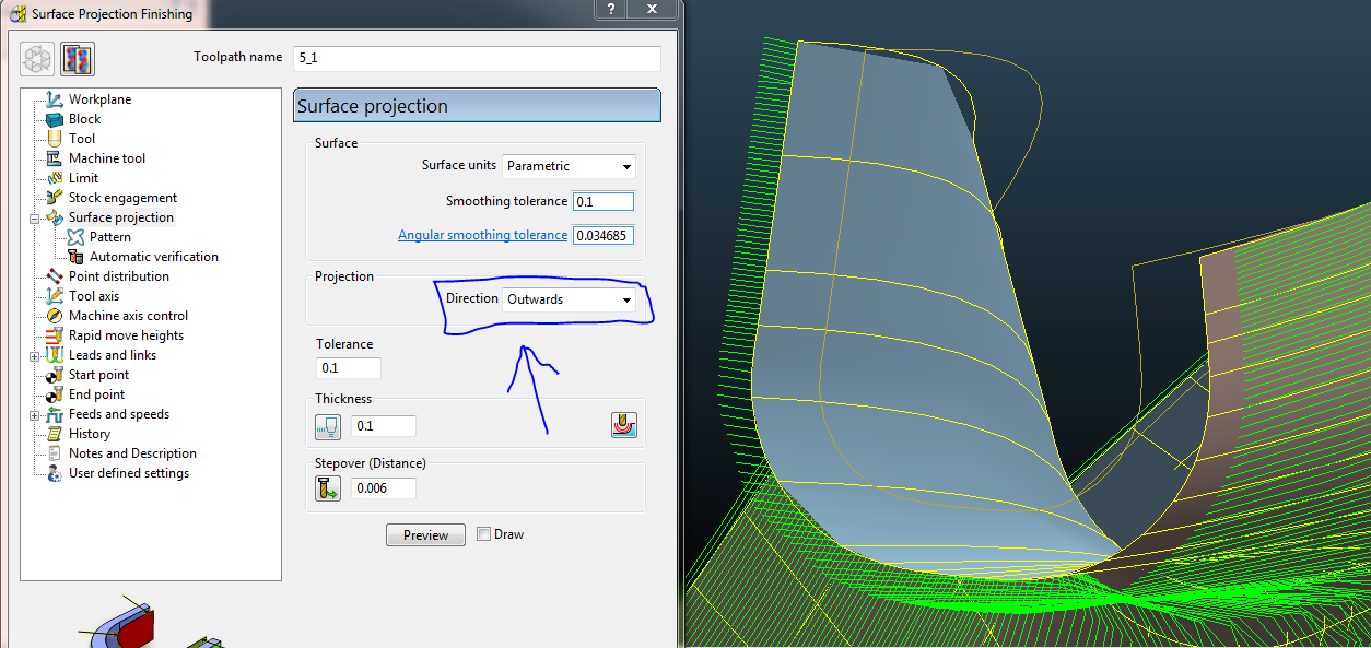 Help with Surface Finishing toolpath - Autodesk Community