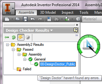 Automatic check of Inventor design (perspectives of IDC etc ...