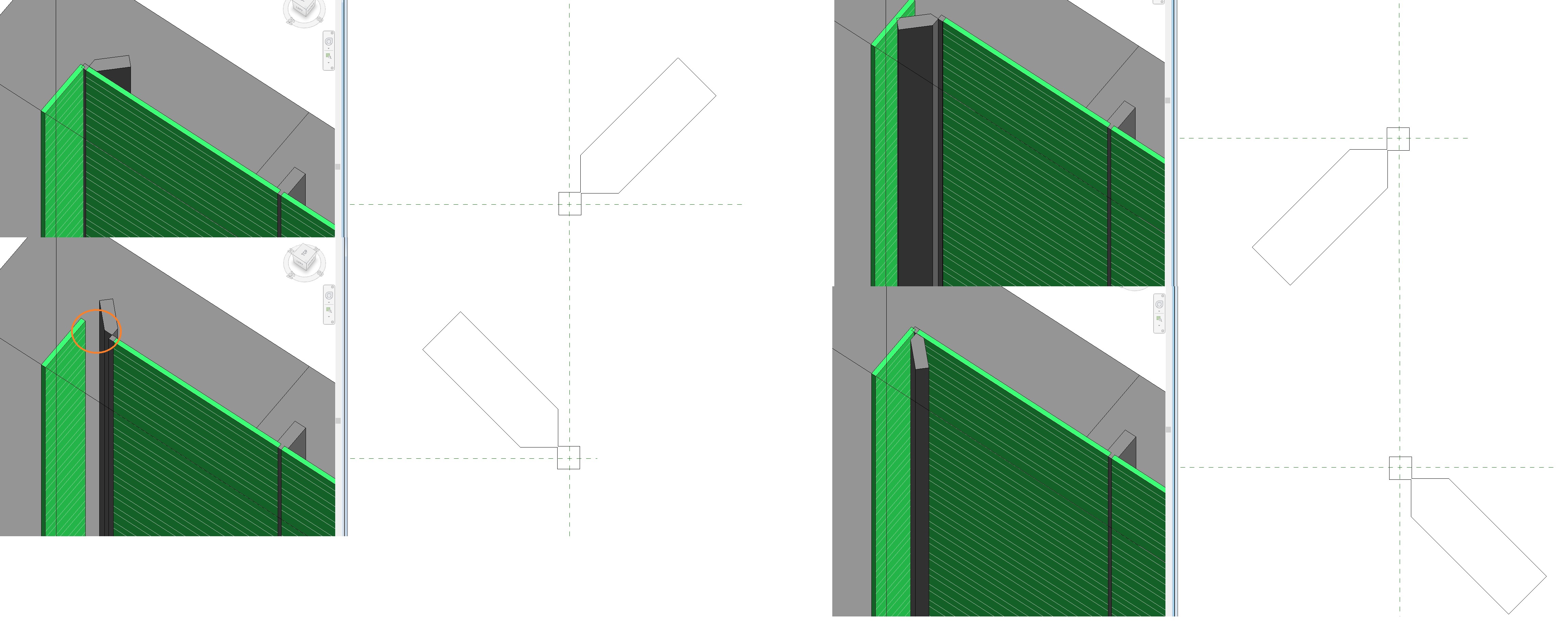 Solved Angled Curtain Wall Corner Mullions Autodesk Community Revit ...