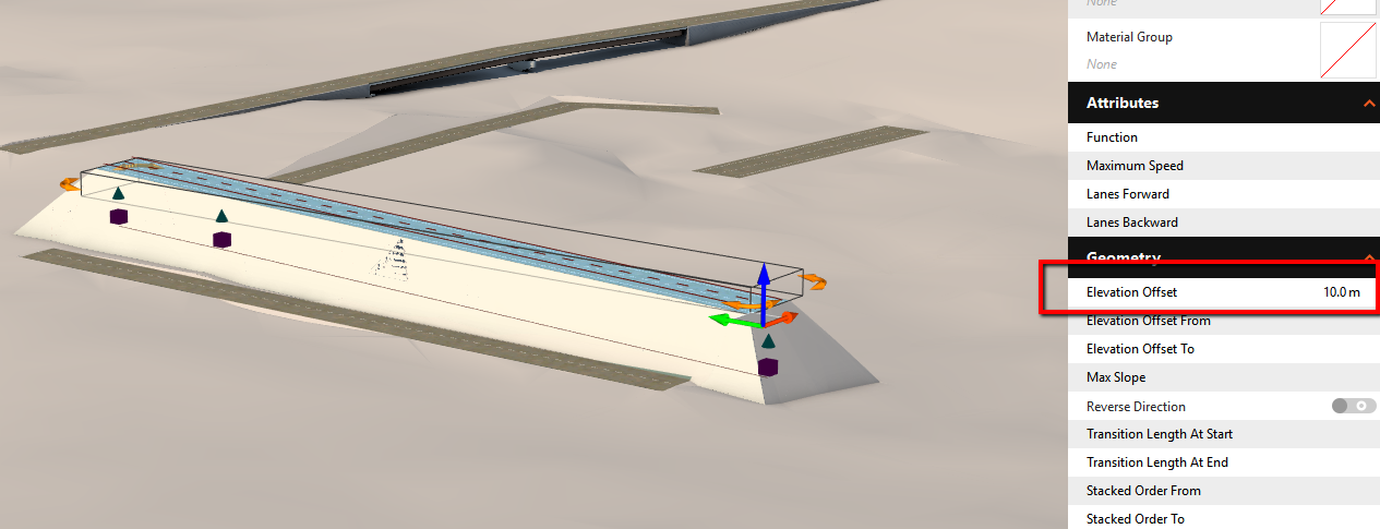 Measure height of control points relative to terrain Elevation ...