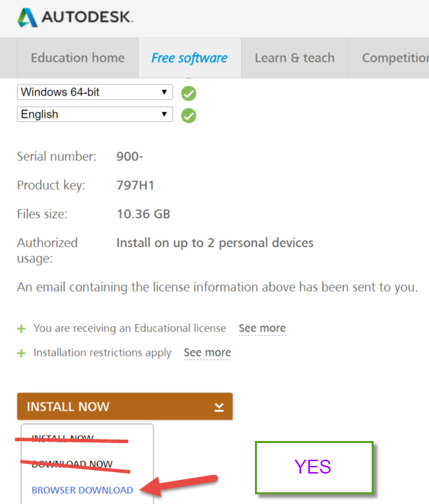 Solved: cannot install inventor 2018 professional with educational ...
