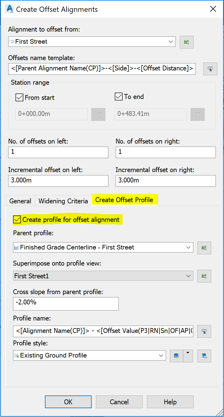 dynamic offset profile. - Autodesk Community