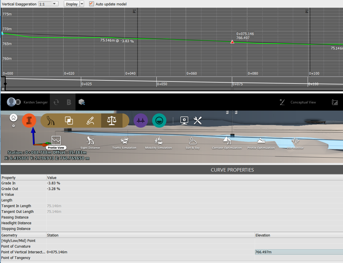 Measure height of control points relative to terrain Elevation ...