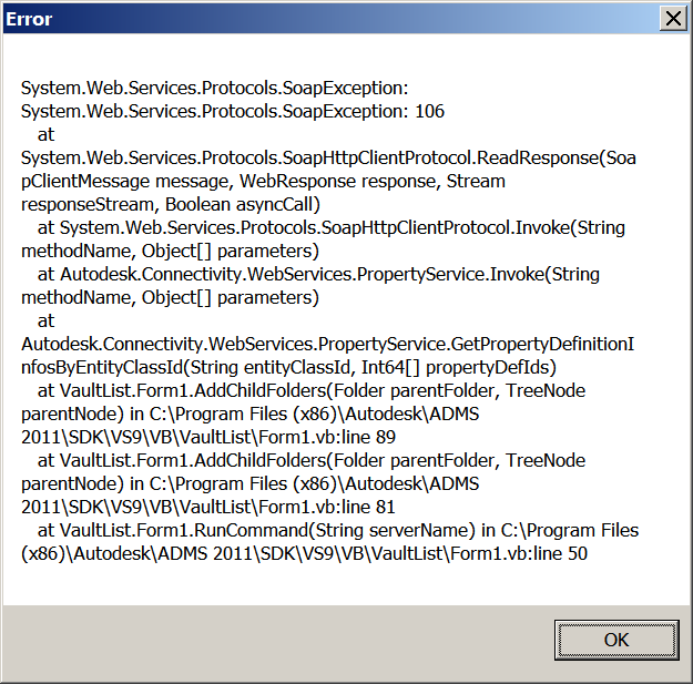 Solved: API - How to execute GetPropertyDefinitionInfosByEntityClassId - Autodesk Community