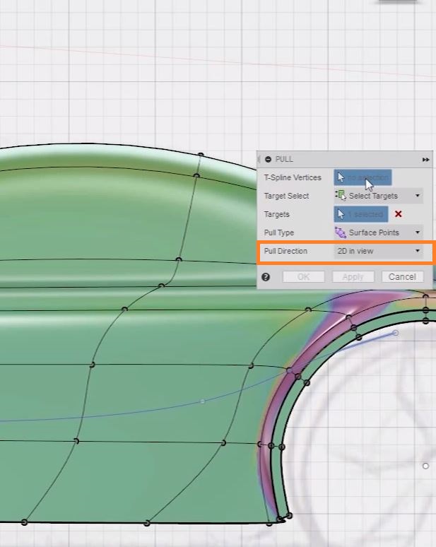 Edit By Curve command and improvements to Pull command. - Autodesk Community