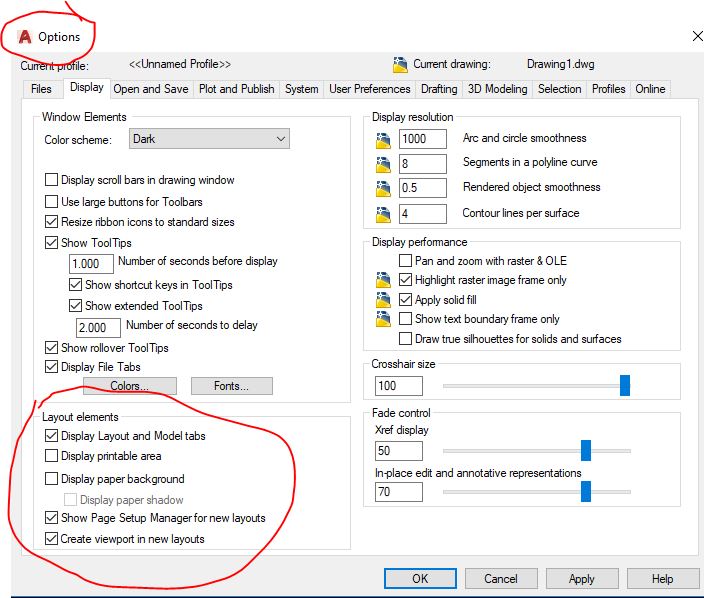 Solved: page set up not showing in paper space - Autodesk Community