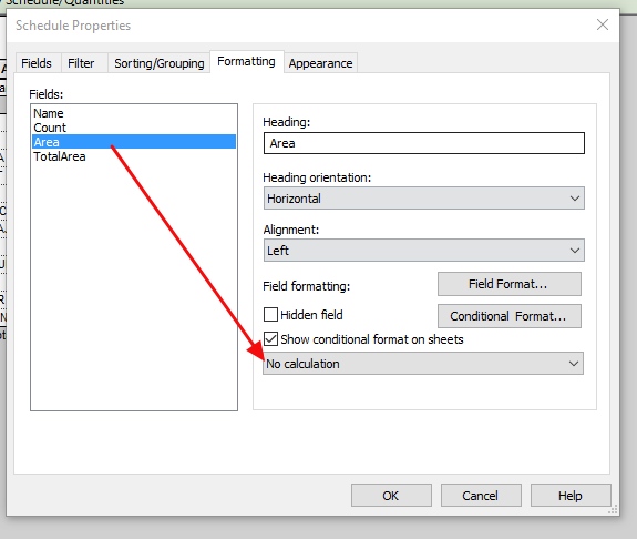 Solved: Get Total Area in Schedule - Autodesk Community