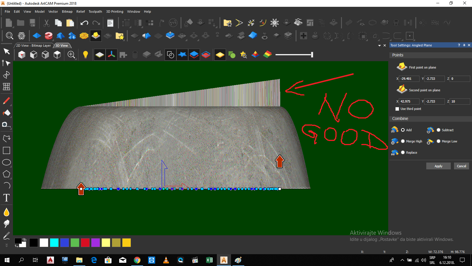 Solved: Problem with combining 3d blend and angled plane!? - Autodesk Community