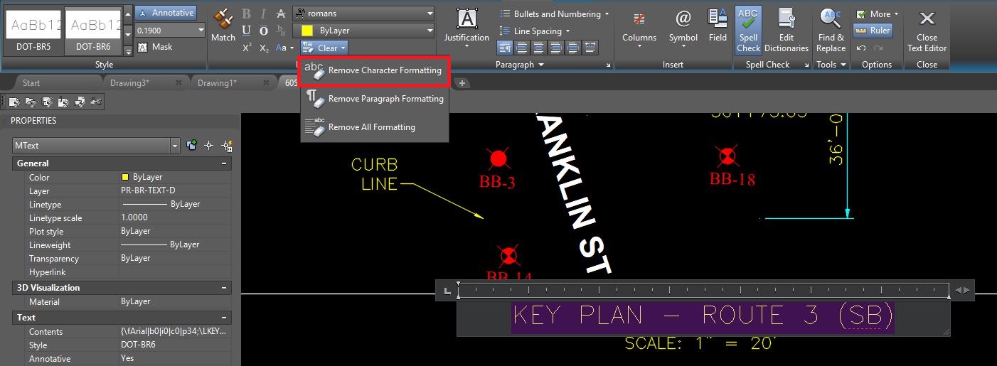 Solved: Text changes to Arial for certain letters - Autodesk Community