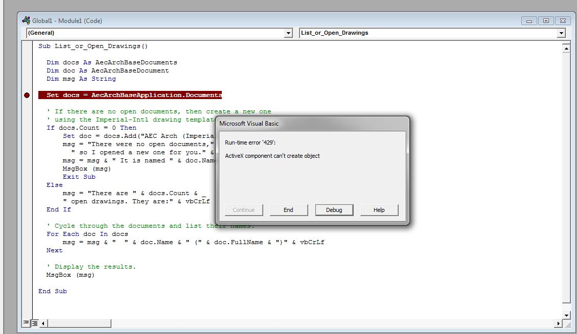 Solved: property via vba - Autodesk Community