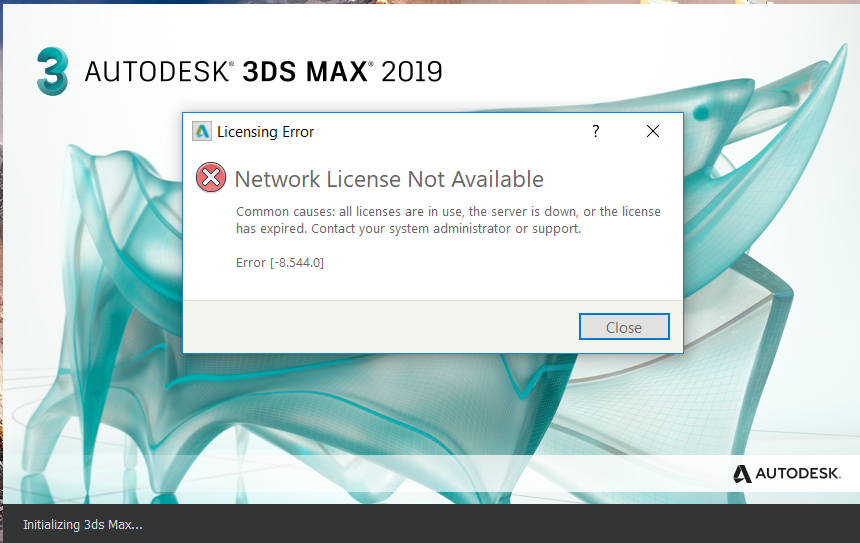 Çözüldü: Network License not avaible - Autodesk Community