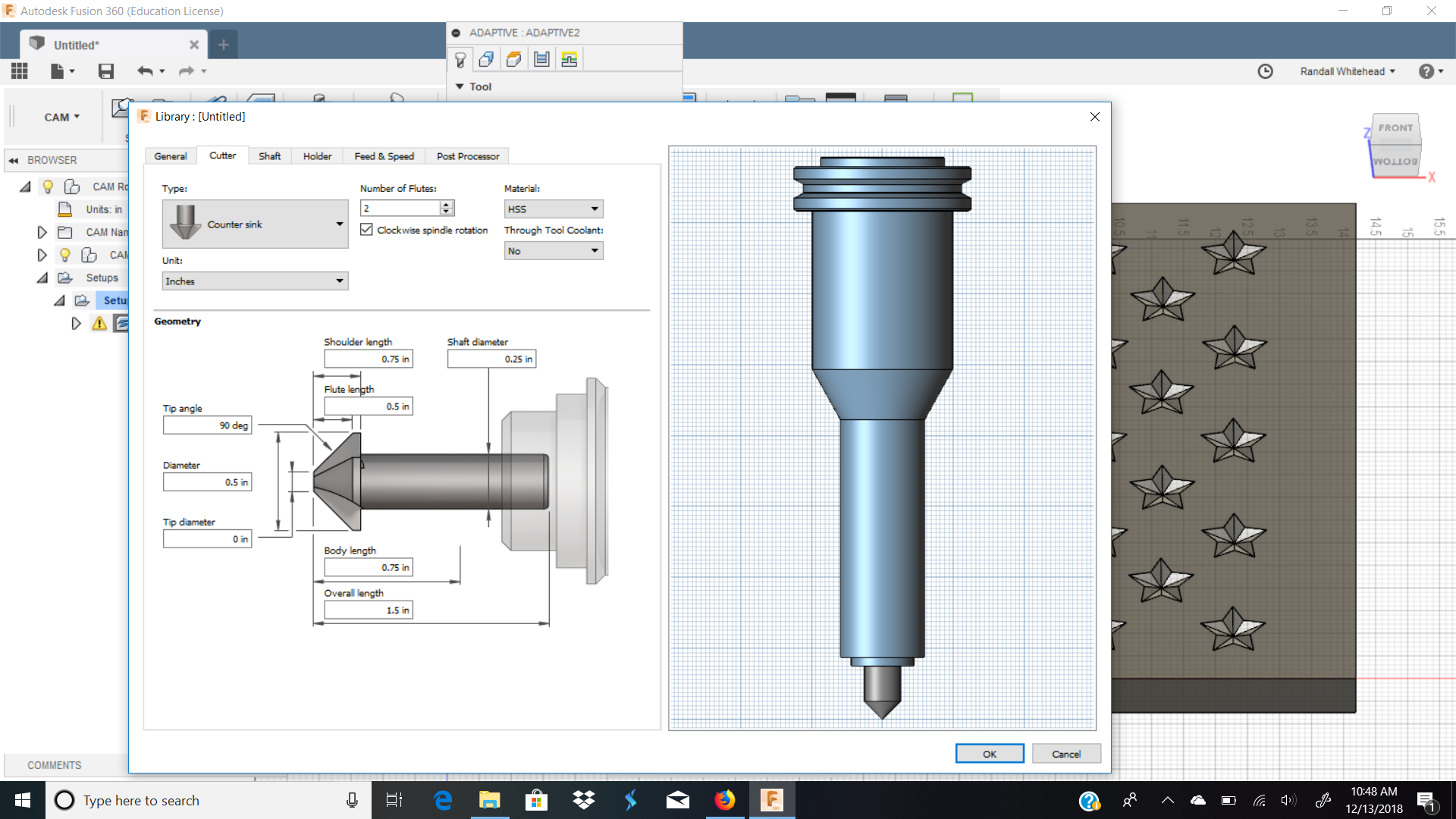 Toolpath stays empty, changed bits nothing - Autodesk Community