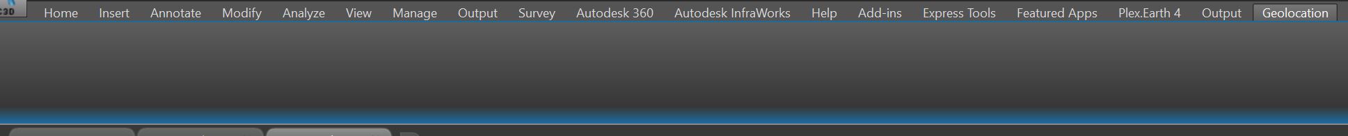 C3d 2018 Geolocation Tab Empty - Autodesk Community