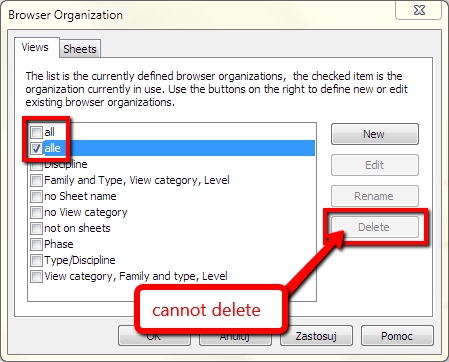 Browser organization - duplicated “all” Project Browser Sort Group issue. - Autodesk Community