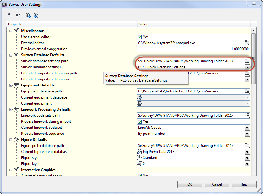 Survey Database - Change Report? - Autodesk Community