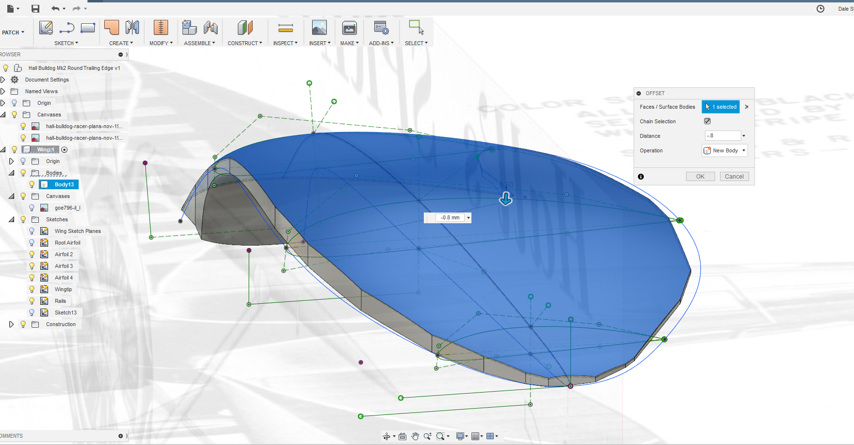 How do I shell this? - RC Airplane Wing - Autodesk Community