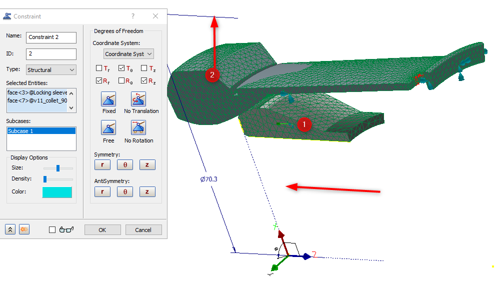 Solved: Cyclic symmetry in assembly with contact. - Autodesk Community