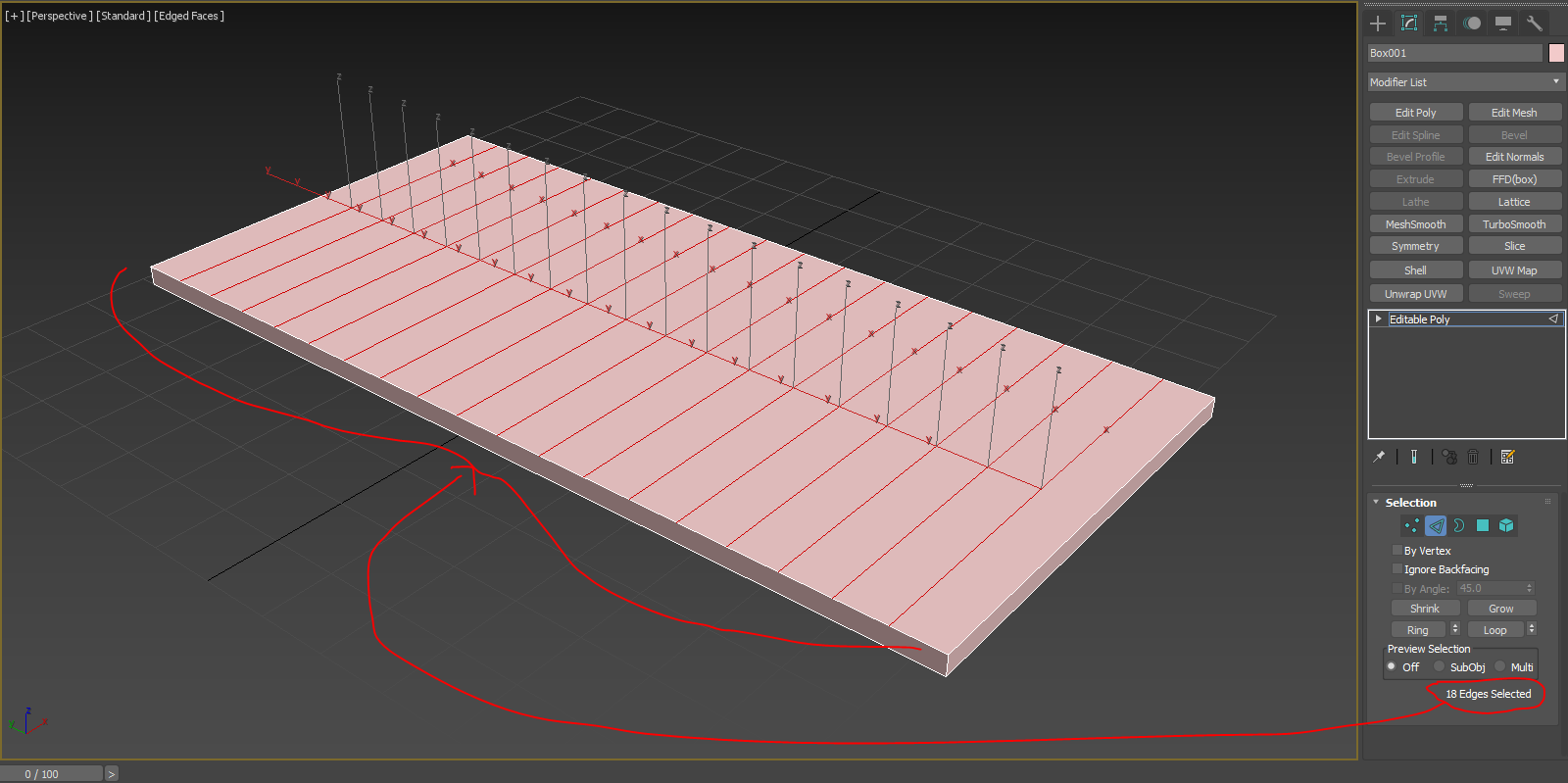 Solved: Edge Selection -Modifying Poly - Autodesk Community