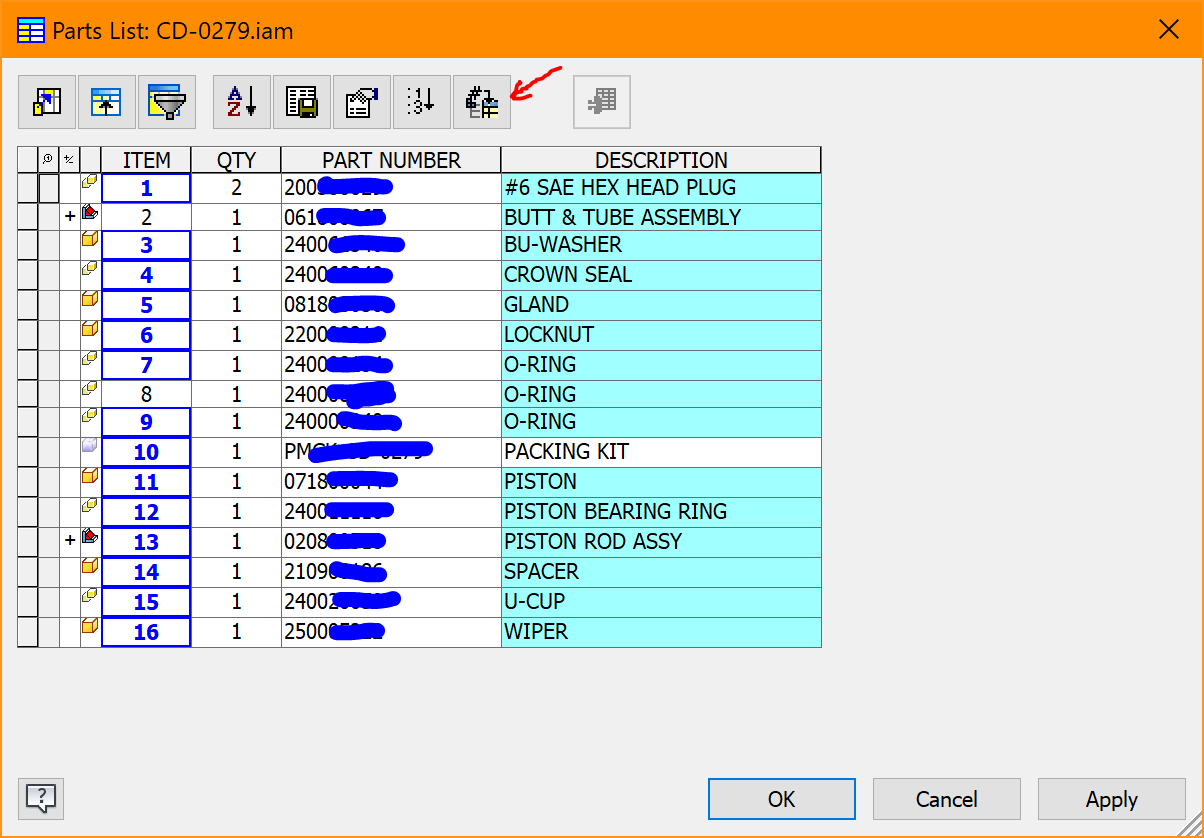 Solved: How to use ilogic or macros to copy Item from Assembly BOM to custom property ...