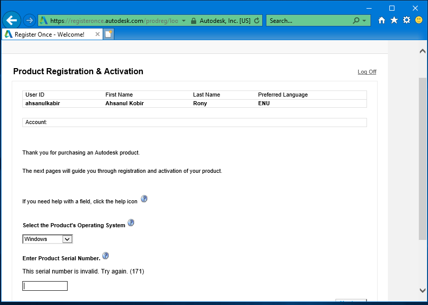 Solved: Serial Number and Product Key - Autodesk Community
