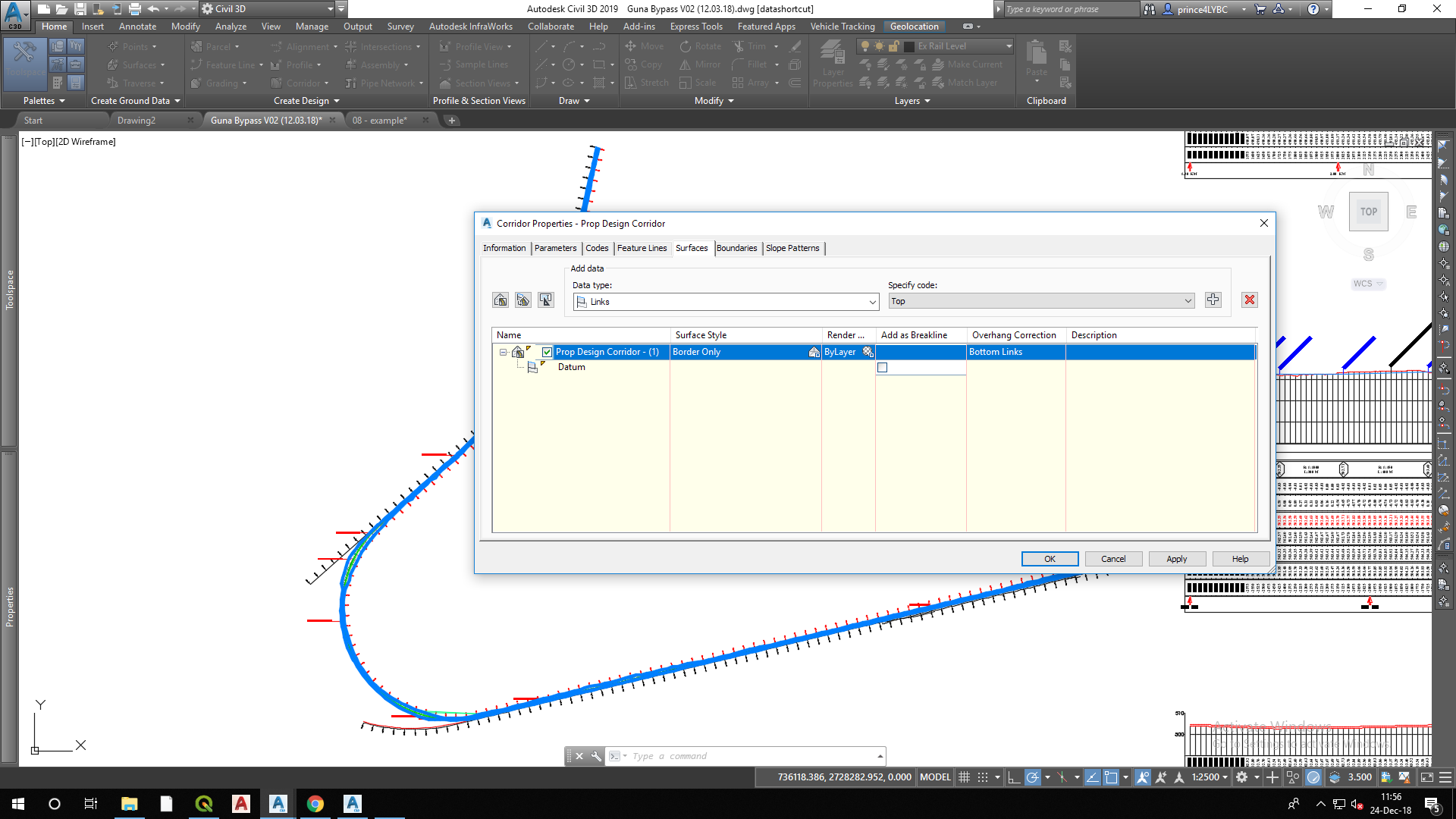 Solved: Problem with a surface created from a corridor. - Autodesk ...
