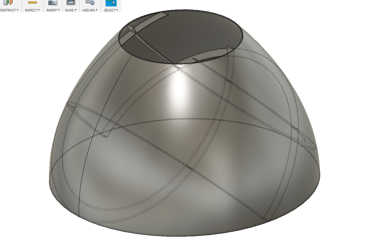 how to create geodesic web on a double-curvature surface - Autodesk ...