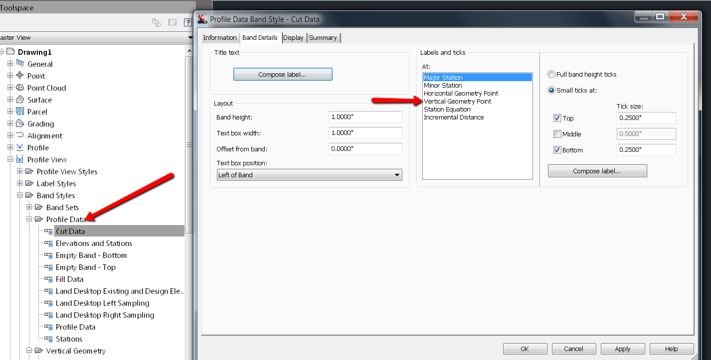 Solved: Labelling Geometry Change Points in a Profile View - Autodesk Community