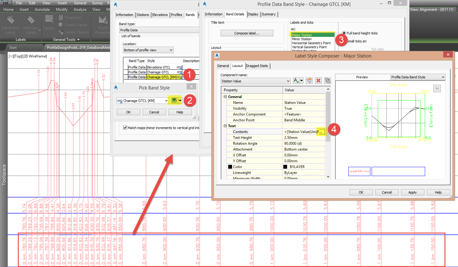 Solved: customize profile view style like a sample - Autodesk Community
