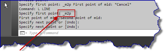 Solved: How to use the 2 middle point in AutoCad2018 - Autodesk Community