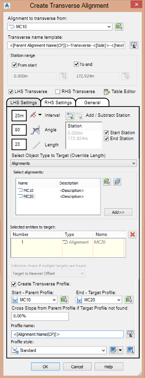 Dynamic Transverse Alignment - Autodesk Community